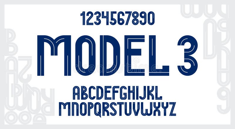 Abstract Geometric Original Font Vector Typeset, Logo Creation Alphabet ...