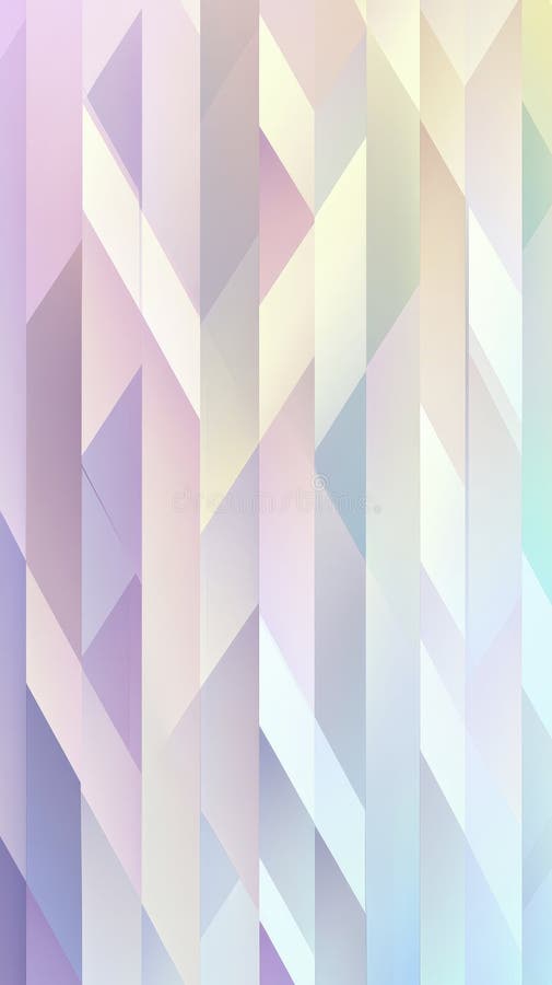 Abstract Geometric Pastel Pattern Design Stock Illustration ...
