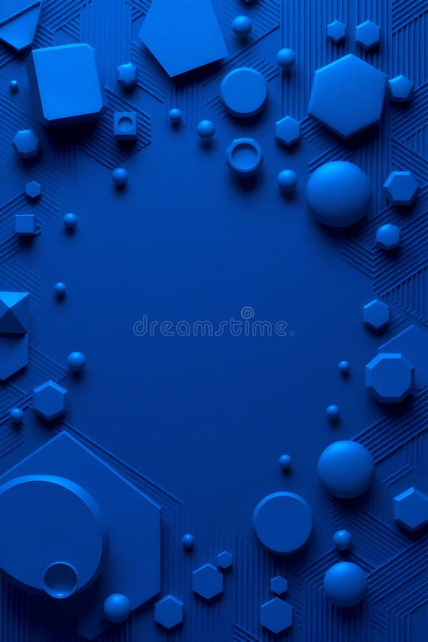Abstract Geometric Pattern Background with Blue Color Banner Poster ...
