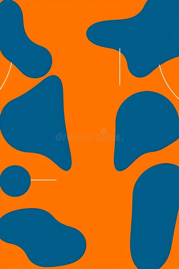 Abstract Geometric Pattern Background with Orange Color Banner Poster ...