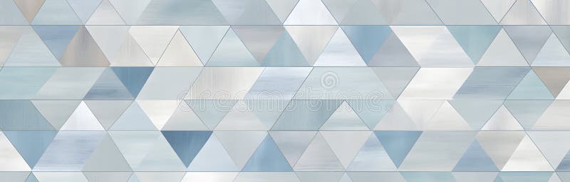 Abstract Geometric Pattern Blue Grey Triangle Wallpaper Stock ...