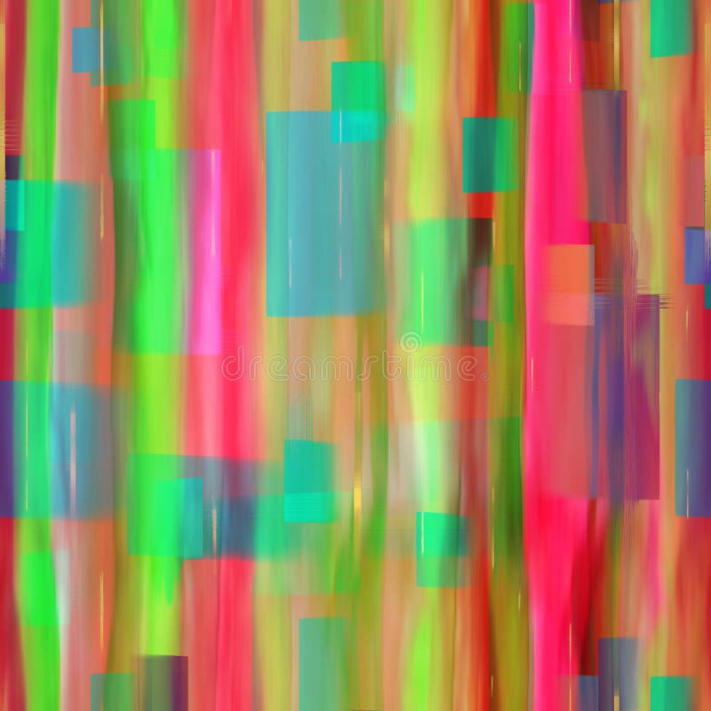 Abstract Geometric Pattern with Bright Green Rectangles Stock ...