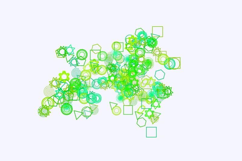 Abstract Geometric Pattern, Colorful & Artistic Shapes for Graphic ...