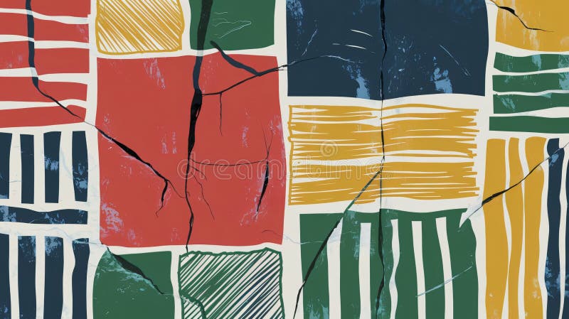 Abstract Geometric Pattern, Cracked Texture, Good Resolution Stock ...