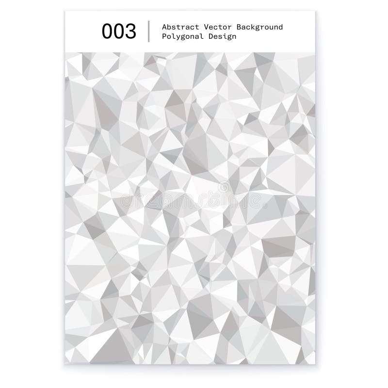 Abstract Geometric Pattern Created in Soft and Subtle Silver Tones with ...