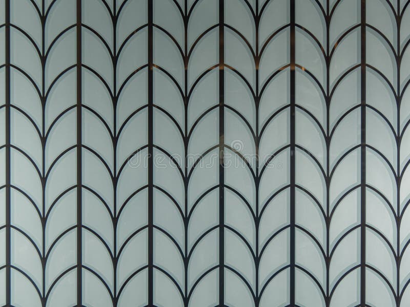 Abstract Geometric Pattern with Curved Lines Stock Image - Image of ...