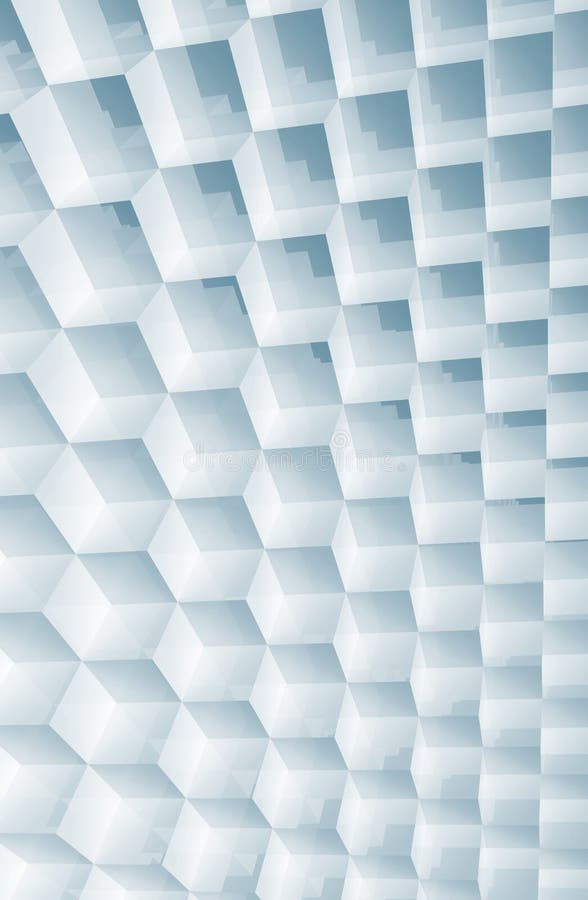 Abstract Geometric Pattern. 3 D Cubes Stock Image - Image of square ...