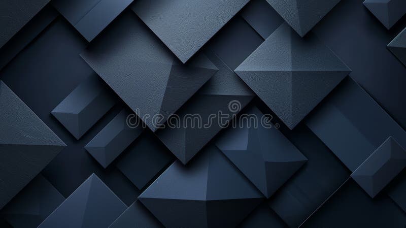 Abstract Geometric Pattern with Dark Blue Triangle Shapes, Creating a ...