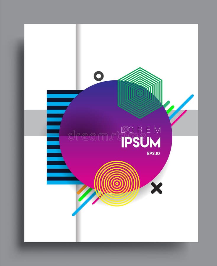 Abstract Geometric Pattern Design And Background Vector Templates For
