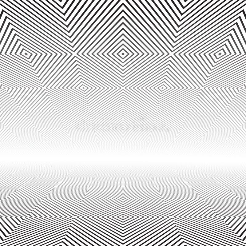 Abstract Geometric Pattern. Diminishing Perspective Stock Vector ...