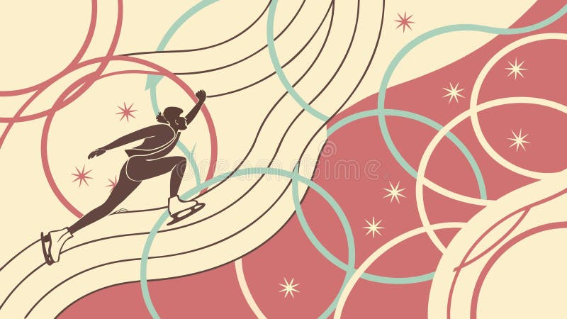 Abstract Geometric Pattern with Dynamic Figure, Vector Design ...