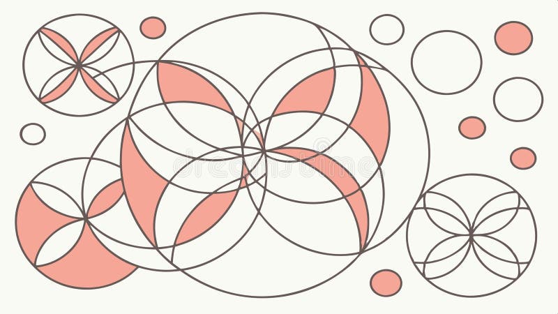 Abstract Geometric Pattern Dynamic Intersecting Lines Vector Design
