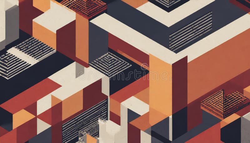 Bold Geometric Zig Zag Pattern for Surface Printing Stock Illustration ...