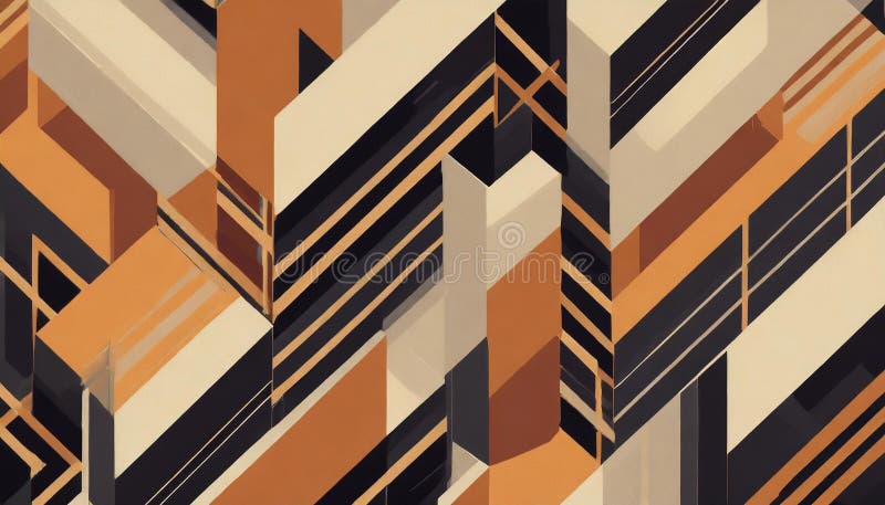 Bold Geometric Zig Zag Pattern for Surface Printing Stock Illustration ...