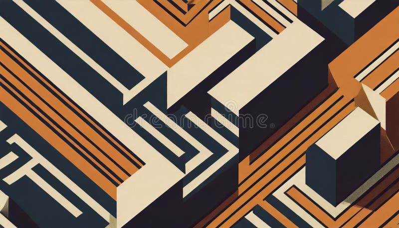 Bold Geometric Zig Zag Pattern for Surface Printing Stock Illustration ...