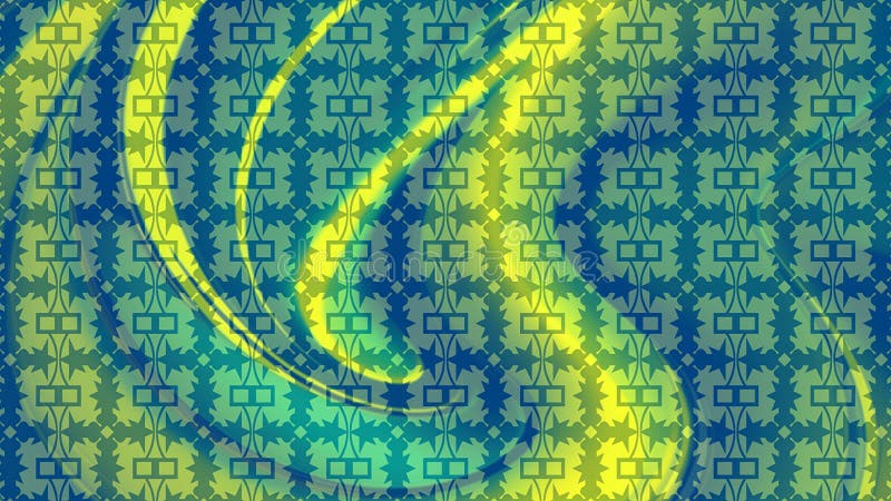 An Abstract Geometric Pattern Featuring a Combination of Sharp-edged ...