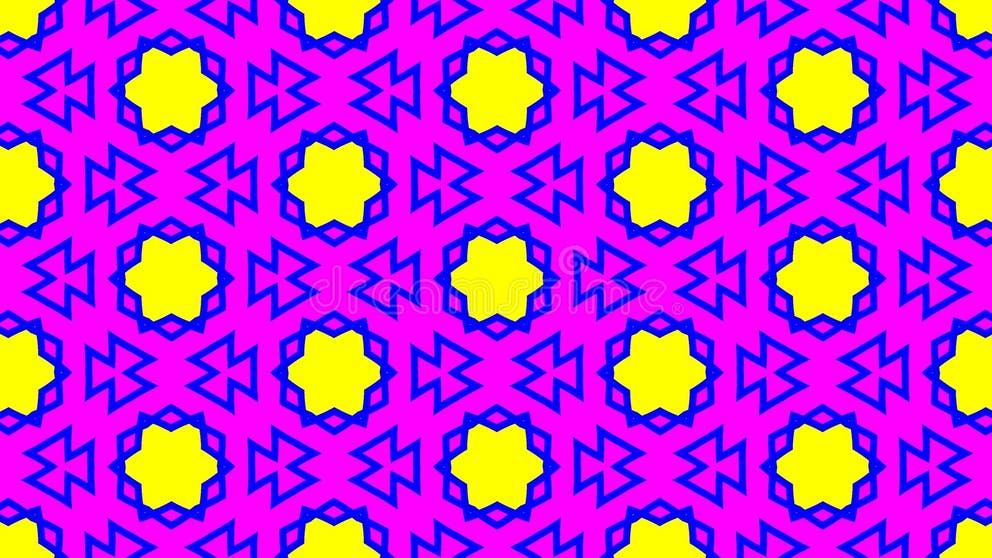 An Abstract Geometric Pattern Featuring Repeating Shapes Stock ...