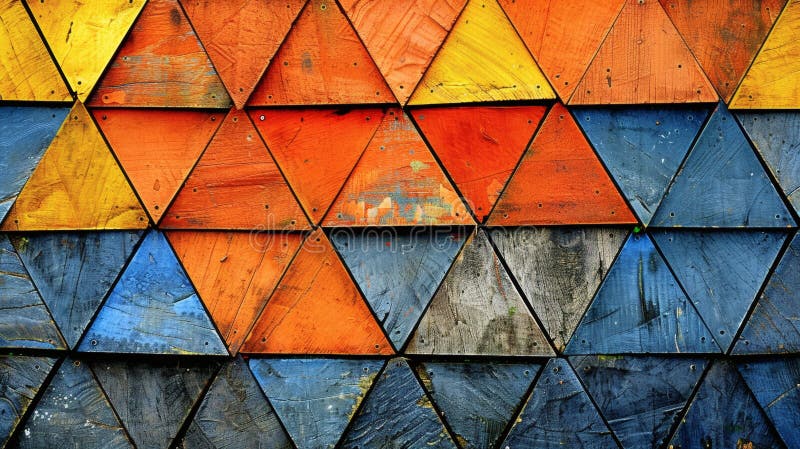 Colorful Painted Triangles Stock Illustrations – 924 Colorful Painted ...