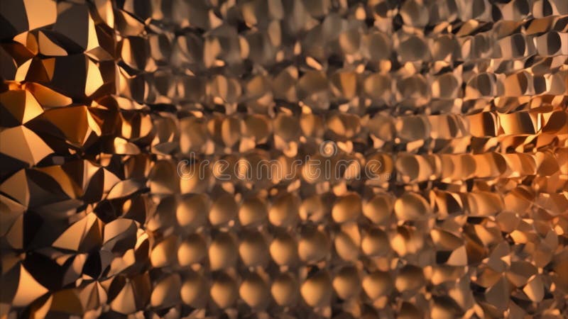 Abstract Gold and Brown Geometric Pattern Stock Footage - Video of ...