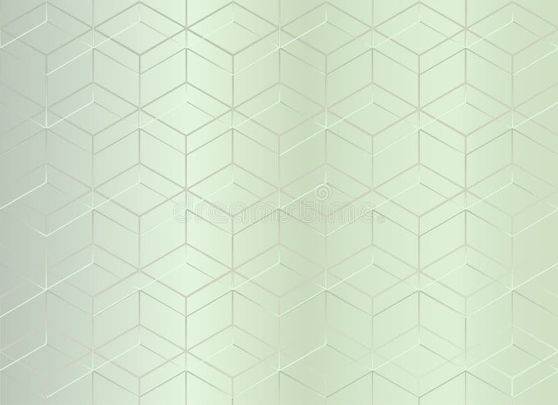 Abstract Geometric Pattern. Green Pastel Texture Background. Luxury ...