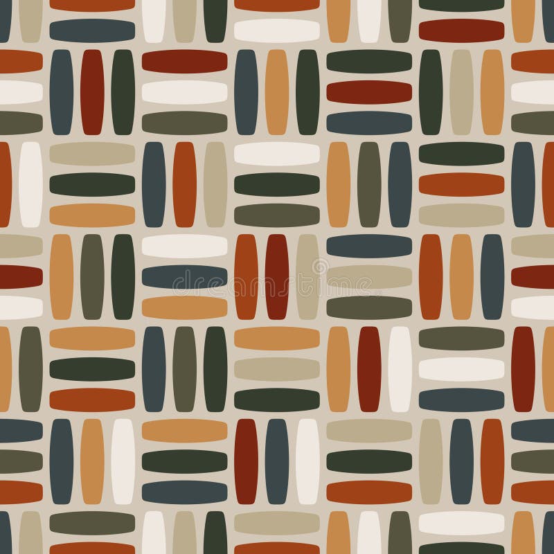 Abstract Geometric Pattern with a Grid of Repeated Vertical and ...