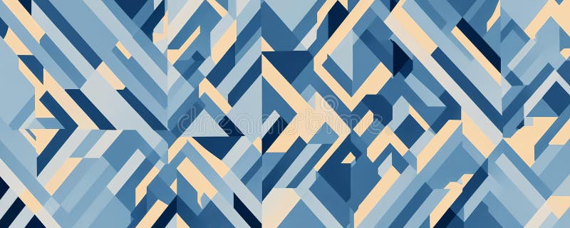 Abstract Geometric Pattern Emphasizing Form, Line, and Color ...