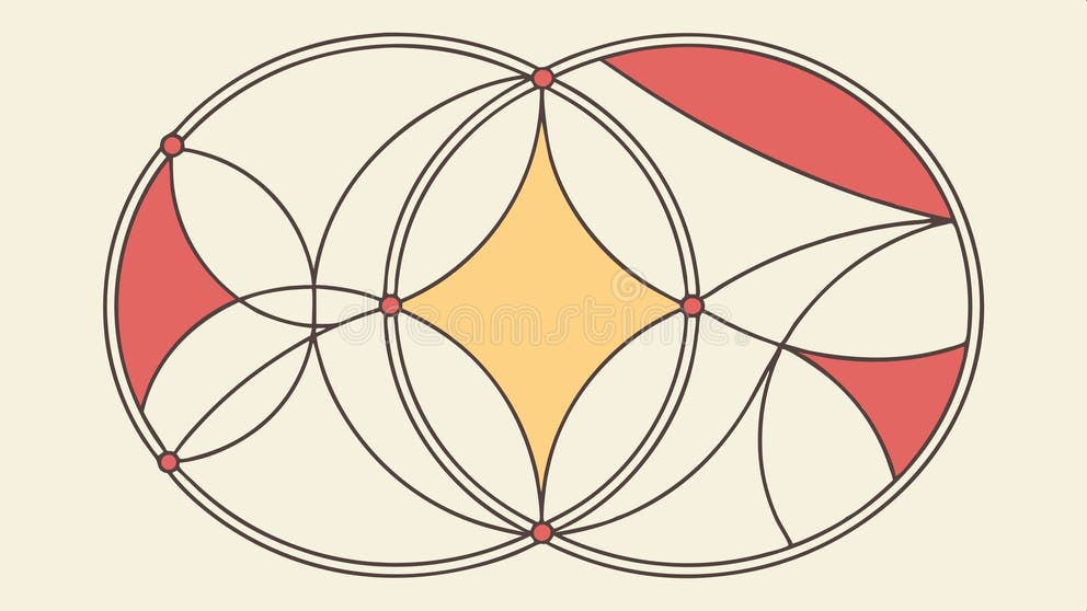 Abstract Geometric Pattern Interlocking Shapes Graphic Vector Design ...