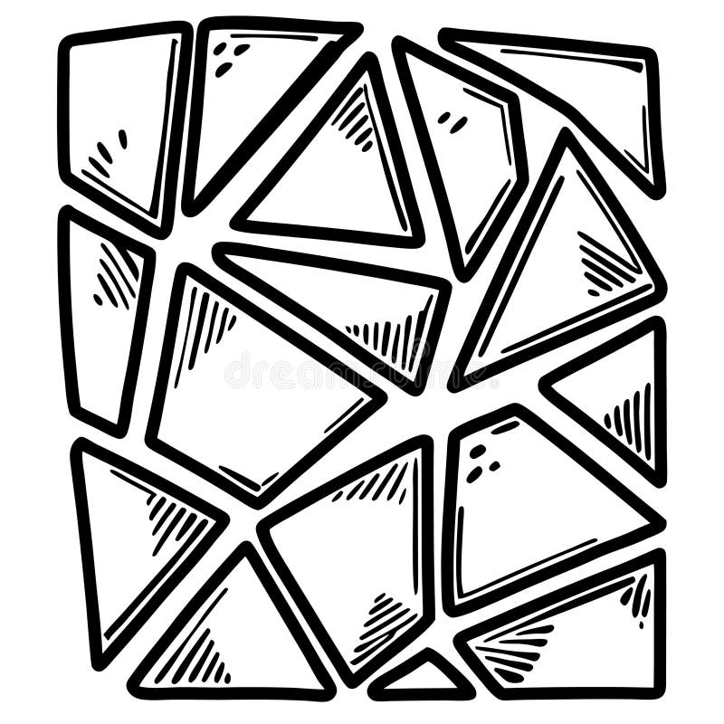 Triangular Linear Mosaic Pattern Stock Illustrations – 7,803 Triangular ...