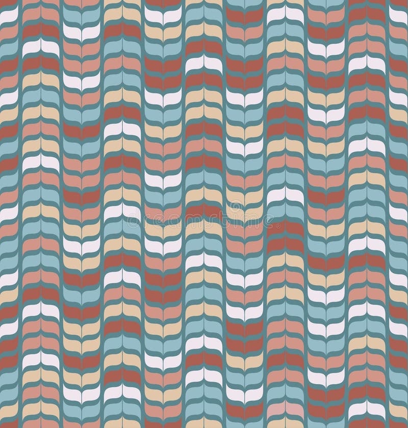 Abstract Geometric Background with Leaves, Arrows, Stripes. Textured ...