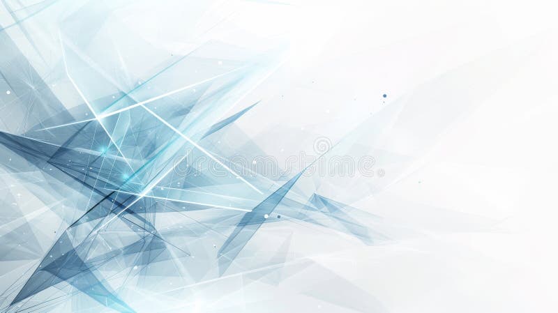 Abstract Geometric Pattern in Light Blue Tones Stock Illustration ...