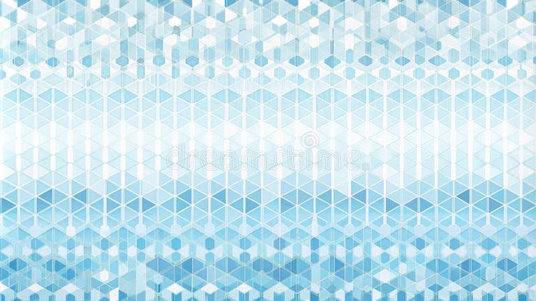 Abstract Geometric Pattern Light Blue Triangles and Hexagons ...