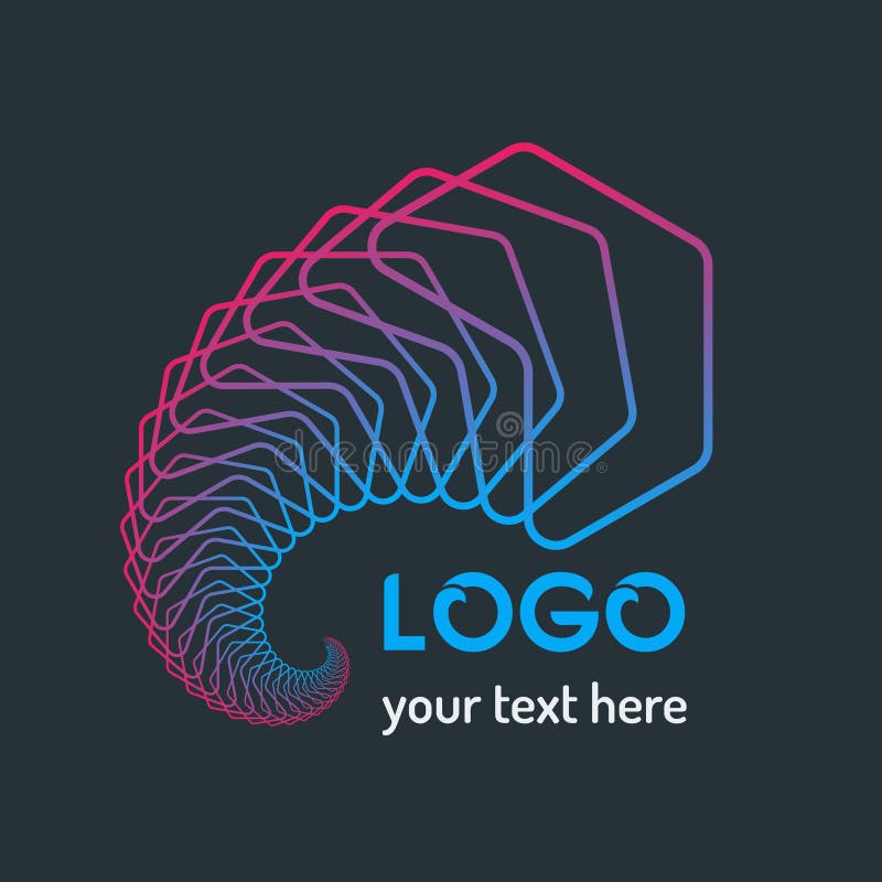 Abstract Geometric Pattern Line Logo Icon Background Vector ...