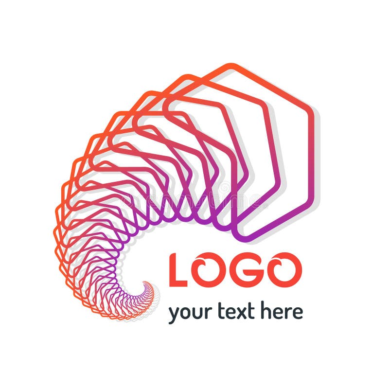 Abstract Geometric Pattern Line Logo Icon Background Vector ...