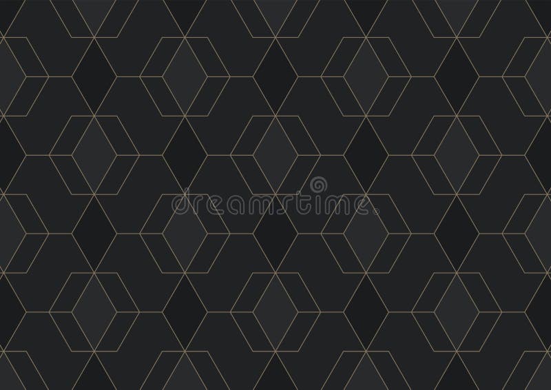 Abstract Geometric Pattern with Lines on Dark Gray Background Stock ...