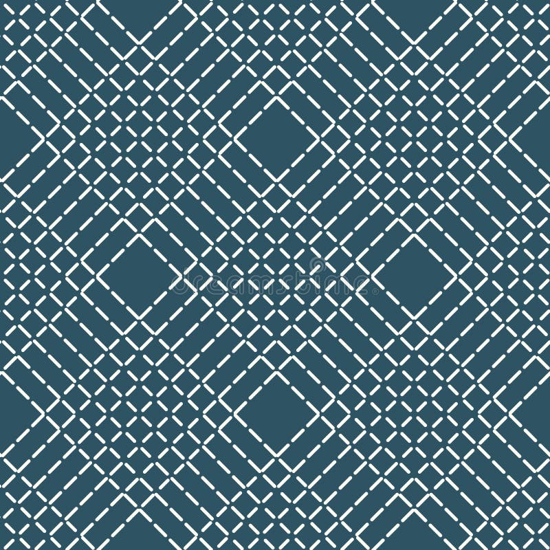 Abstract Geometric Pattern with Lines, Rhombuses a Seamless Vector ...