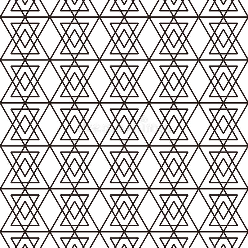 Abstract Geometric Pattern with Lines Stock Vector - Illustration of ...