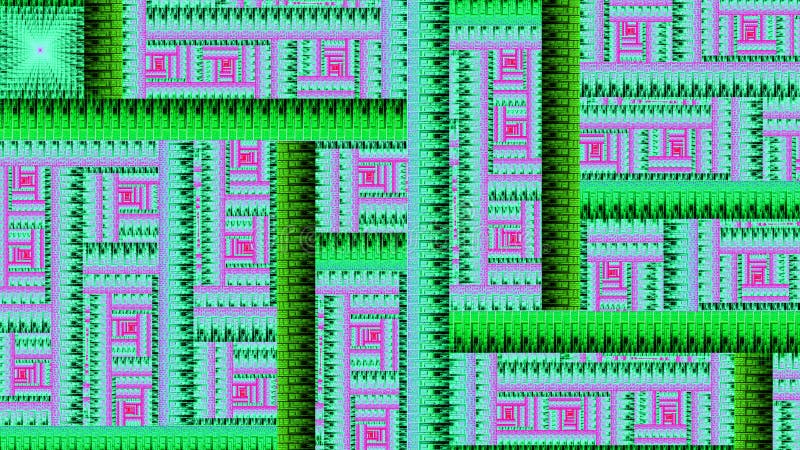 Rectangular Grid Random Repeated and Rotated, Overlapping Stock ...