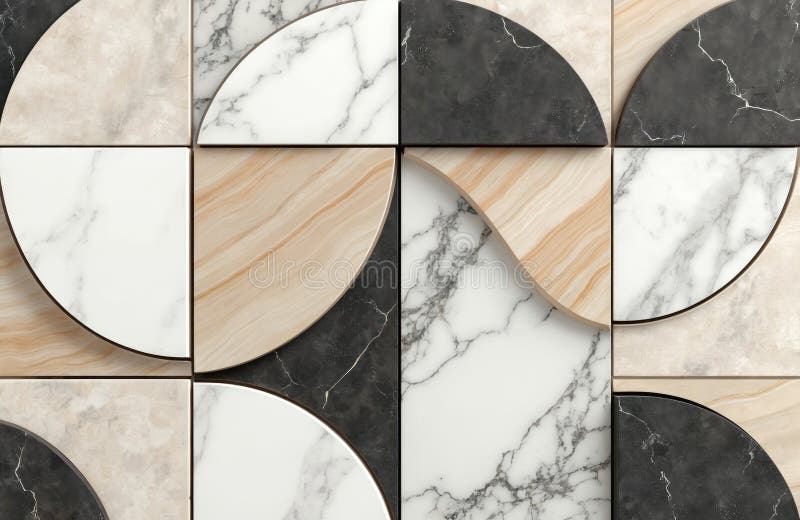 929 Abstract Texture White Grey Tiles Geometric Pattern Interior Design ...