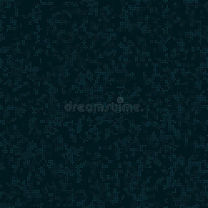 Abstract Geometric Pattern in Matrix Style and Green Color Stock Vector ...