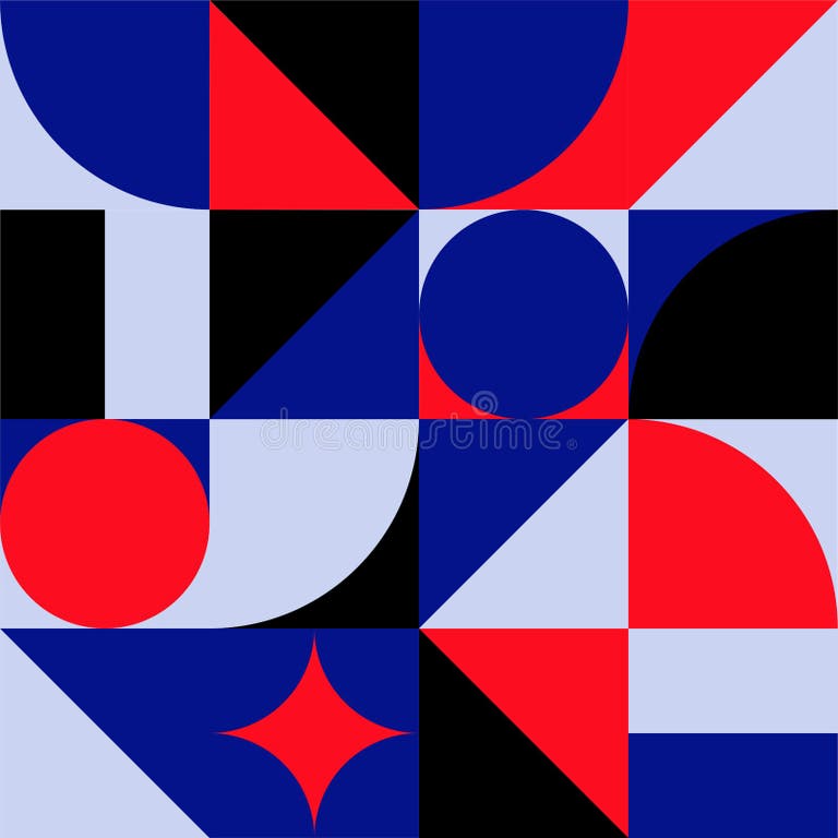 Abstract Geometric Pattern Modern Graphic Design Vector Stock ...