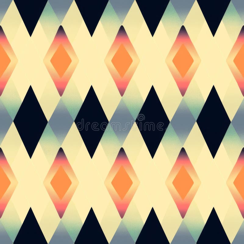 Abstract Geometric Pattern with Modern Pastel Colors Stock Image ...