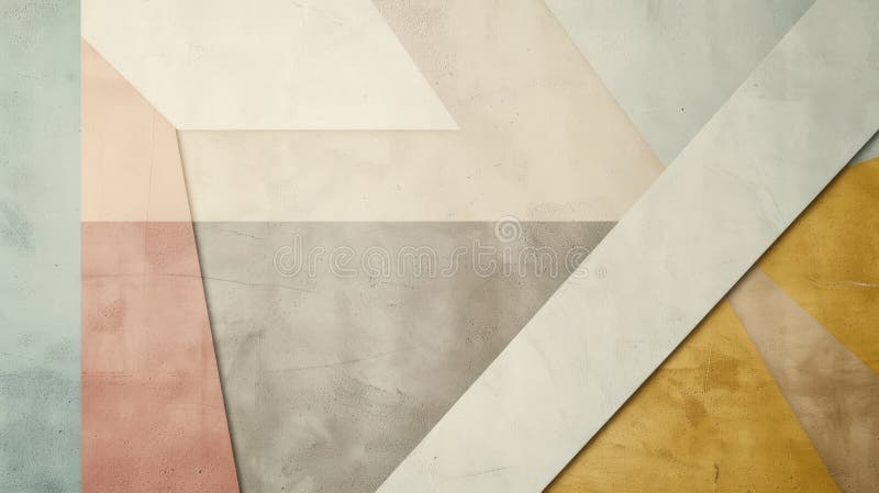 Abstract Geometric Pattern with Muted Colors and Texture Stock Photo ...
