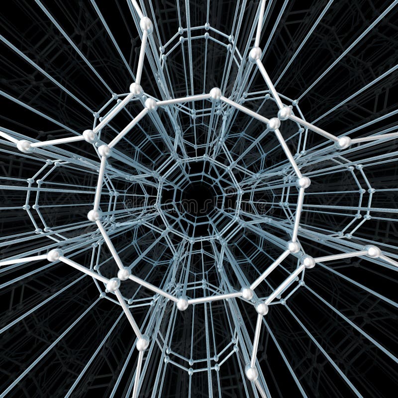 Abstract Geometric Pattern. Network Connection Stock Illustration ...