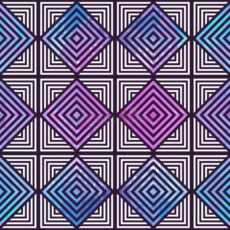 Abstract Geometric Pattern. Optical Illusion Stock Vector ...