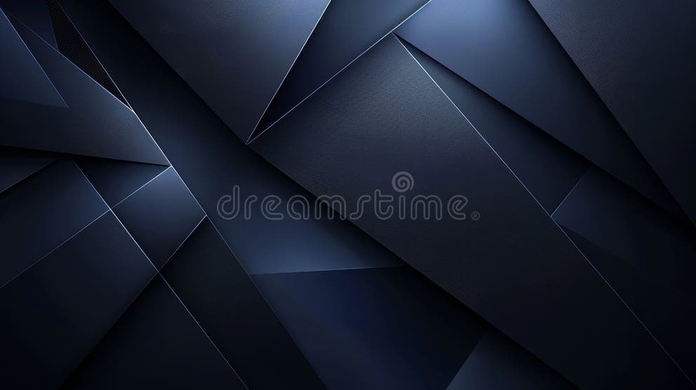 Abstract Geometric Pattern of Overlapping Dark Blue Shapes. the Pattern ...