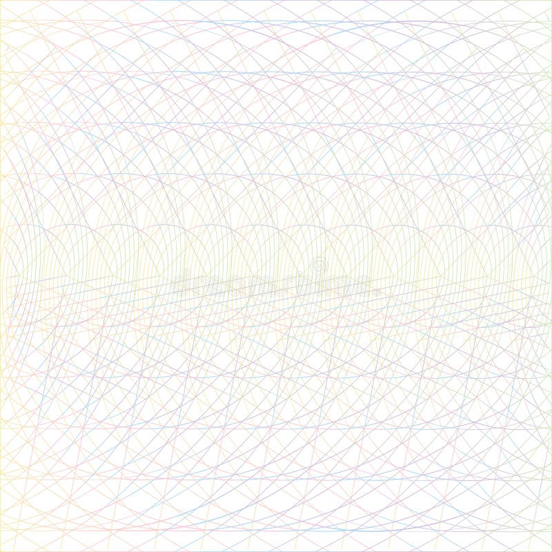 Abstract Geometric Pattern with Overlapping Lines and Gradient ...