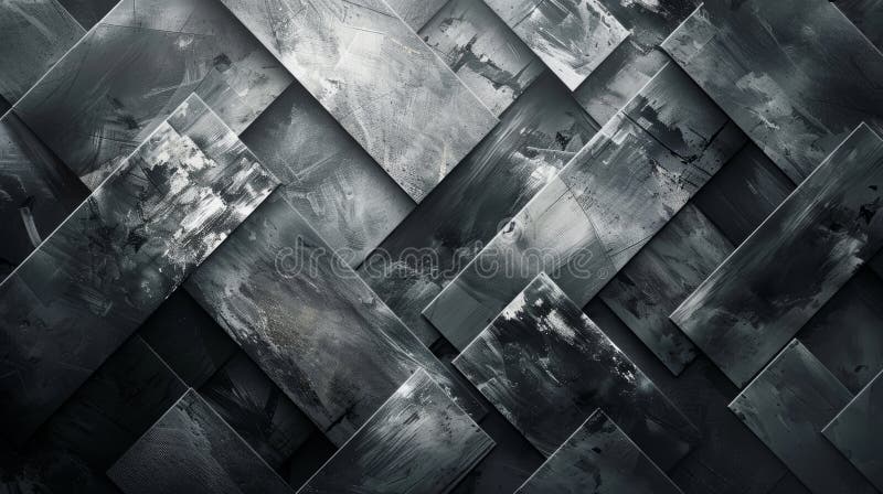 Abstract Geometric Pattern with Overlapping Rectangular Shapes in Dark ...