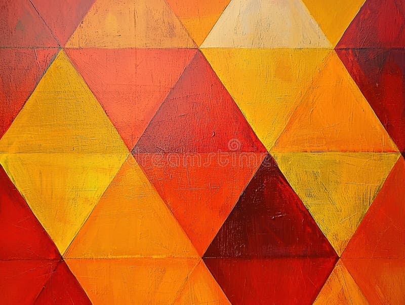 Abstract Geometric Pattern with Overlapping Triangles Stock ...