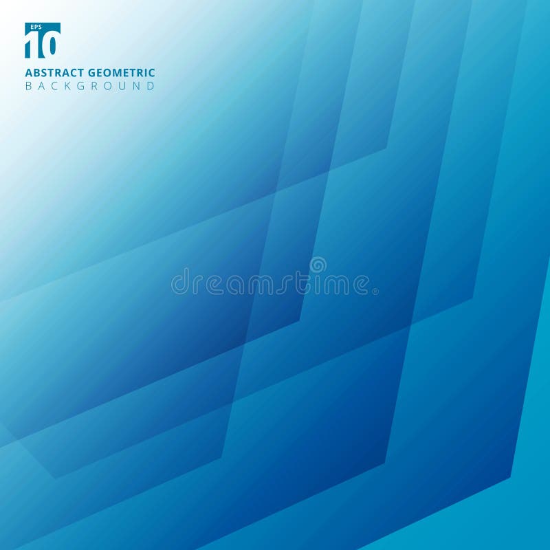 Abstract Geometric Pattern Overlay White and Blue Color Background ...