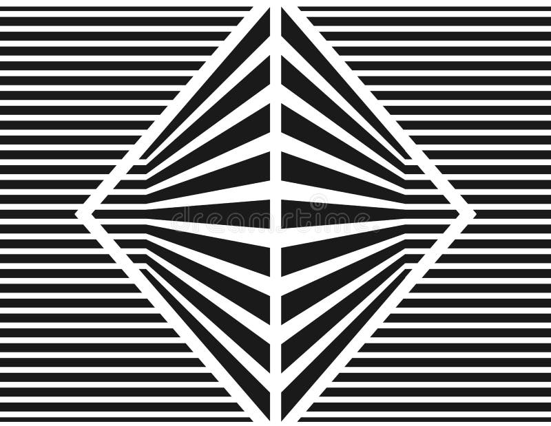 Abstract Geometric Pattern of Parallel Horizontal, Vertical and ...